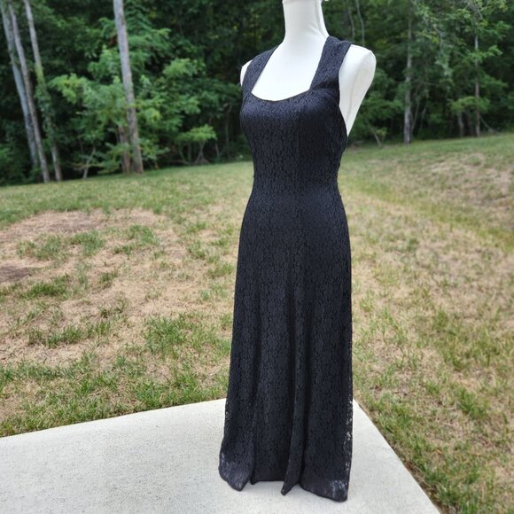 Vintage | Dresses | Authentic 8s Gantos Lace Tee Length Prairie ...